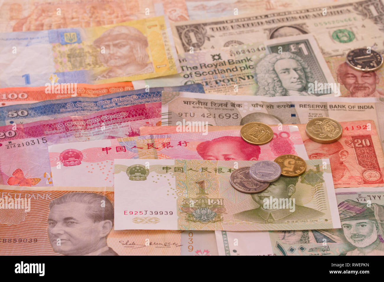 World currency banknotes hi-res stock photography and images - Alamy