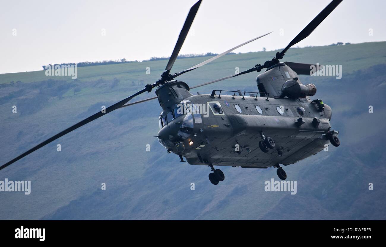 Twin Engined Helicopter Chinook High Resolution Stock Photography and ...