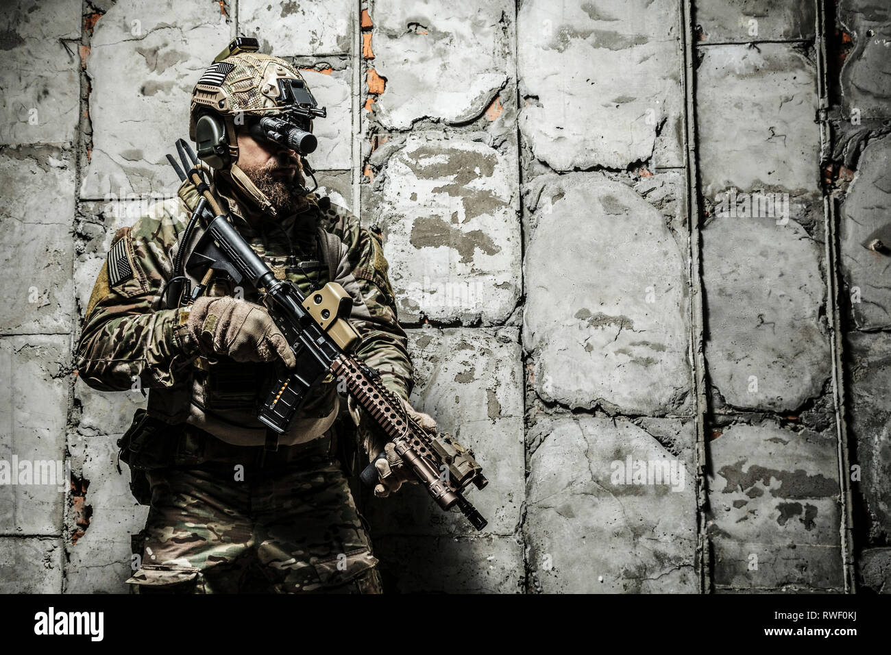 Army Ranger in field Uniforms Stock Photo - Alamy