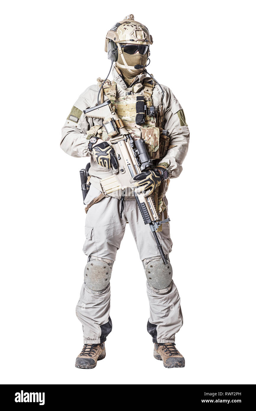 Special operations forces combat assault rifle Cut Out Stock Images ...