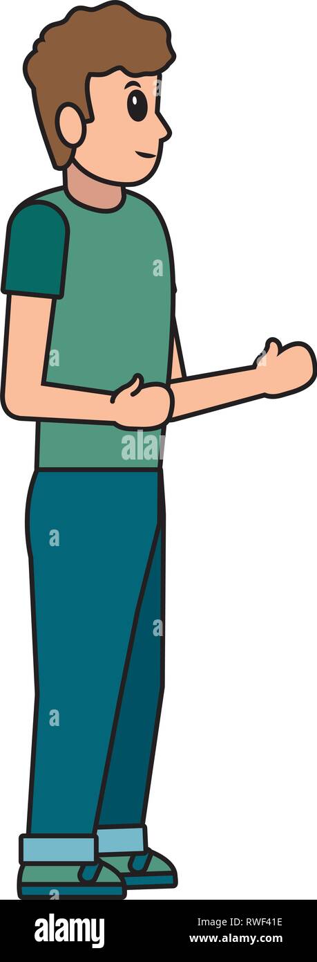 young man body cartoon Stock Vector Image & Art - Alamy