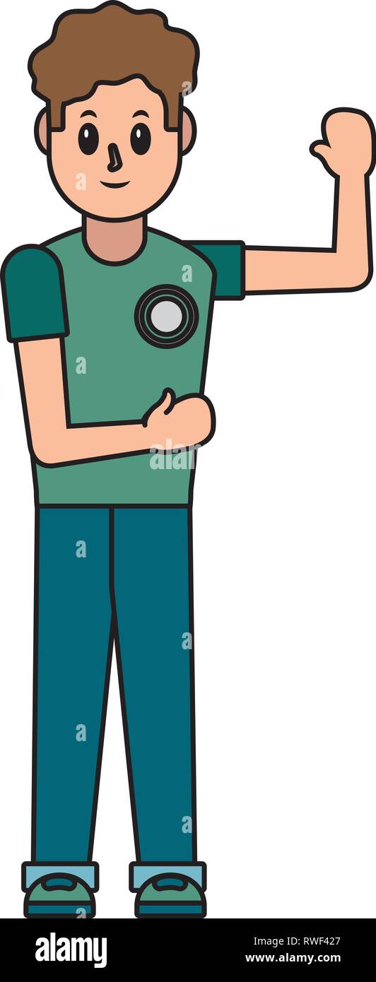 young man body cartoon Stock Vector Image & Art - Alamy