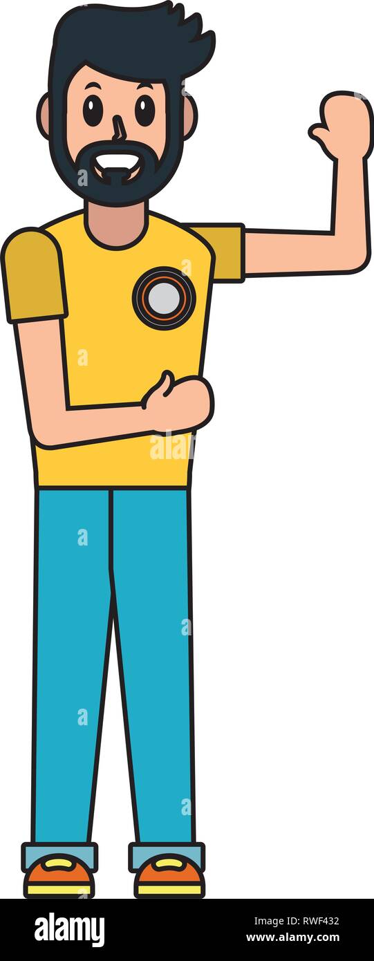 young man body cartoon Stock Vector Image & Art - Alamy