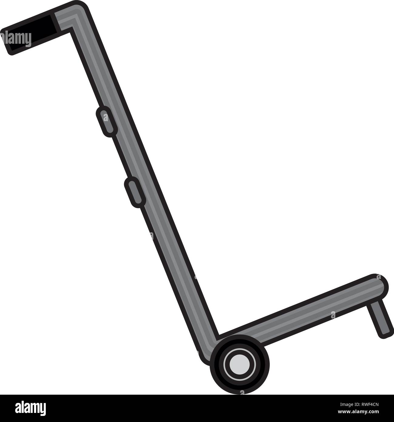 logistic handcart cartoon Stock Vector Image & Art - Alamy