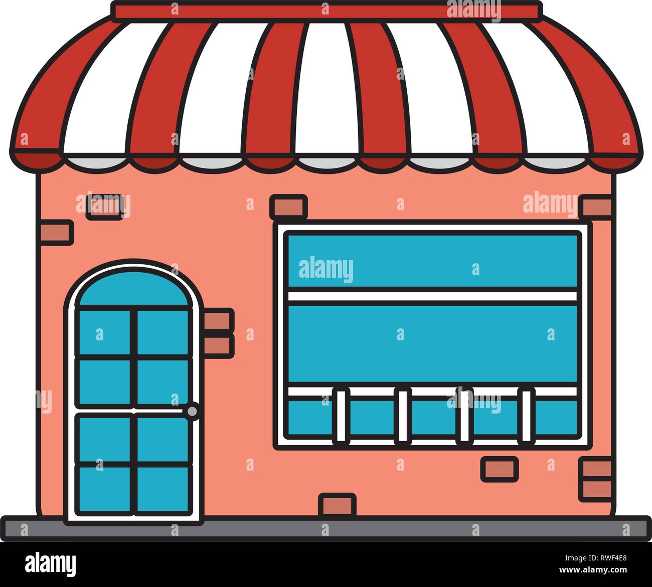 shopping store cartoon Stock Vector Image & Art - Alamy