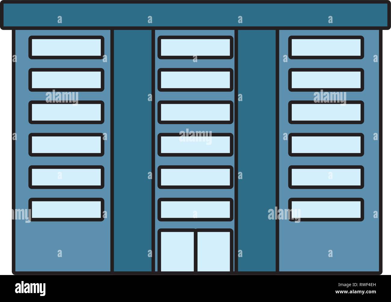 urban building cartoon Stock Vector Image & Art - Alamy