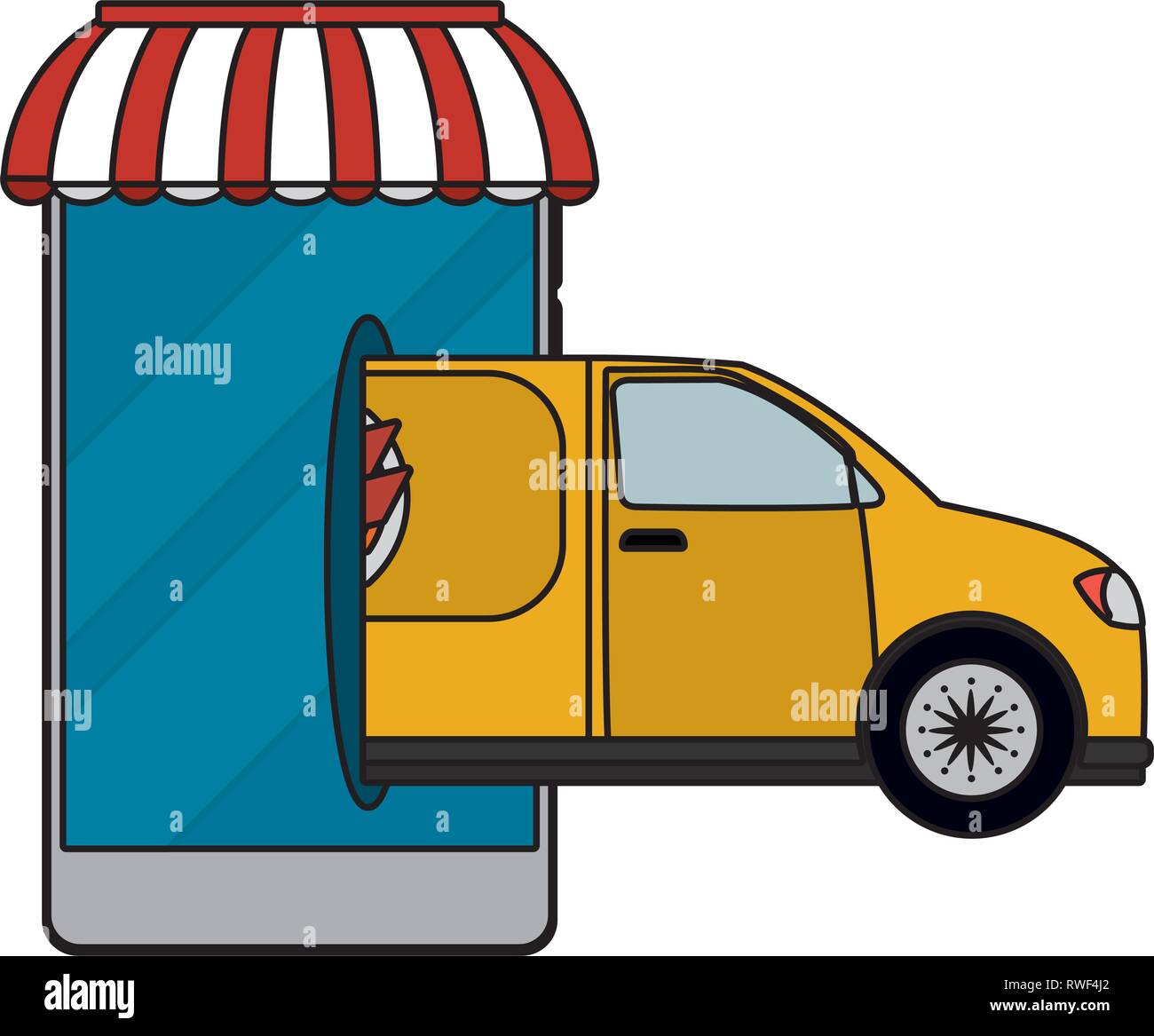 Truck Cartoon Stock Photos & Truck Cartoon Stock Images - Alamy