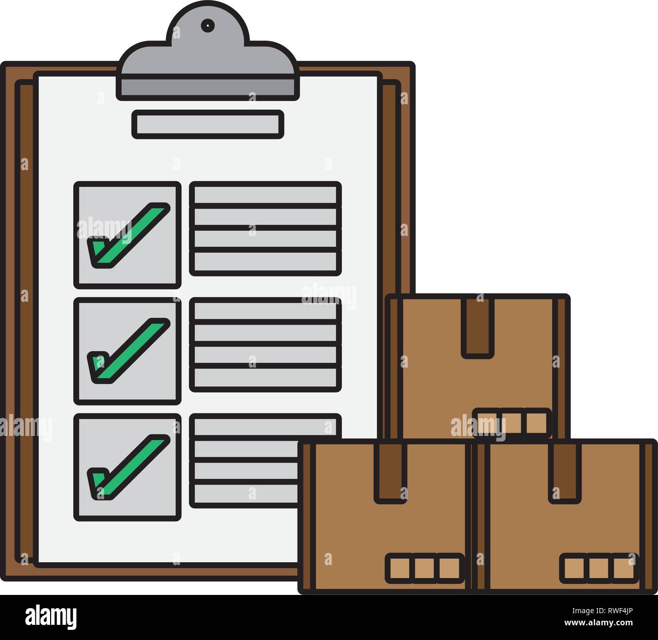delivery service cartoon Stock Vector Image & Art - Alamy