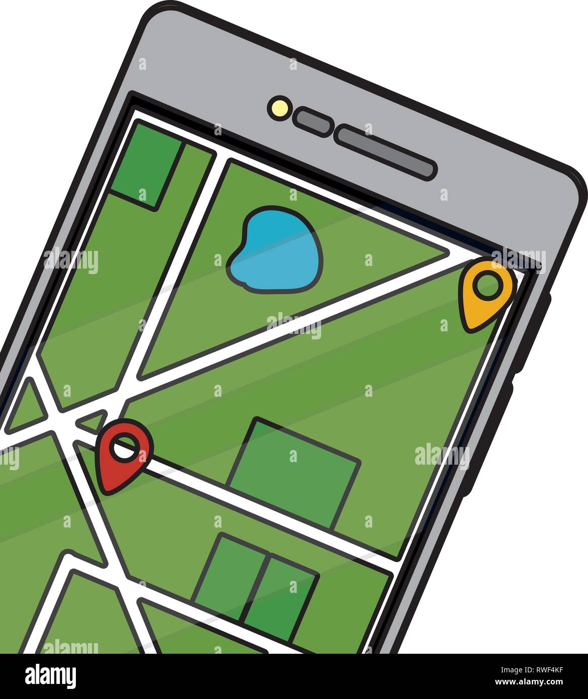 technology smartphone cartoon Stock Vector Image & Art - Alamy