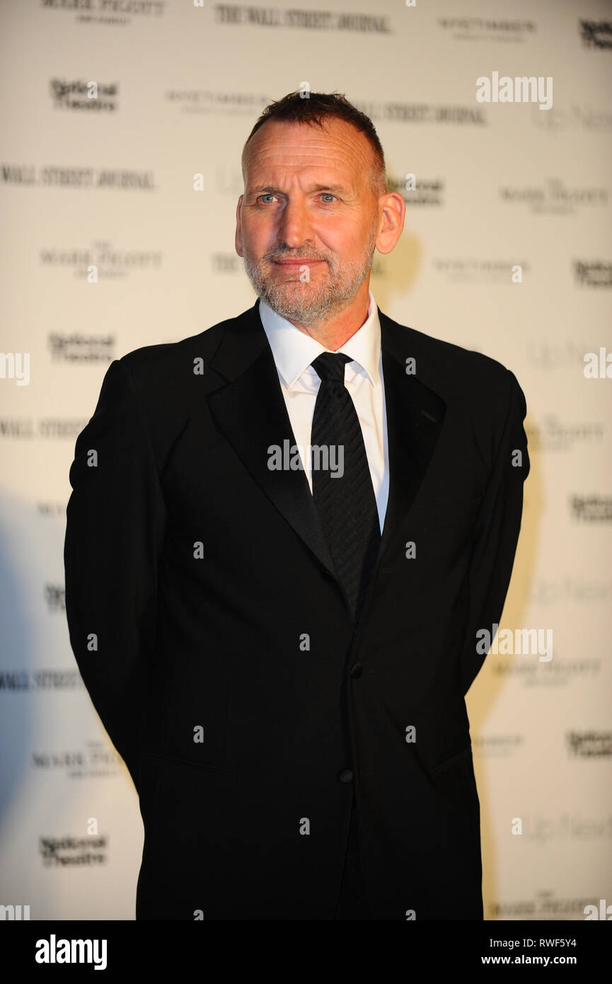 Christopher Ecclestone seen on the red carpet during the National ...