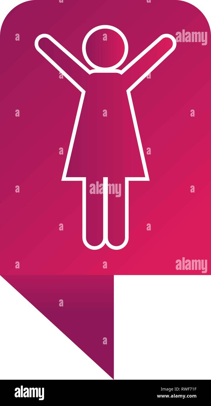 woman pictogram cartoon Stock Vector Image & Art - Alamy