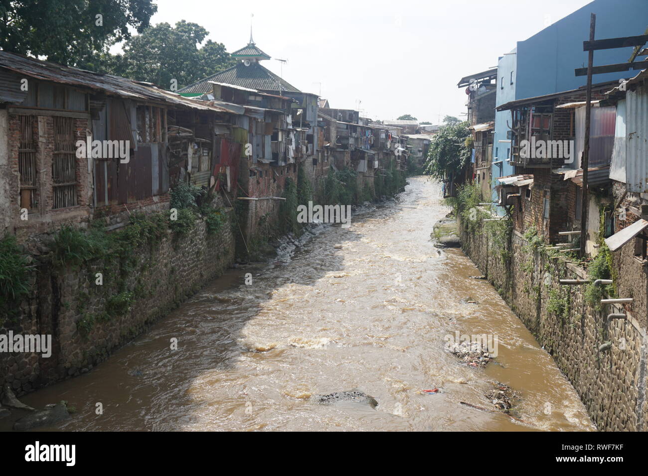 City river of cikapundung Stock Photo - Alamy