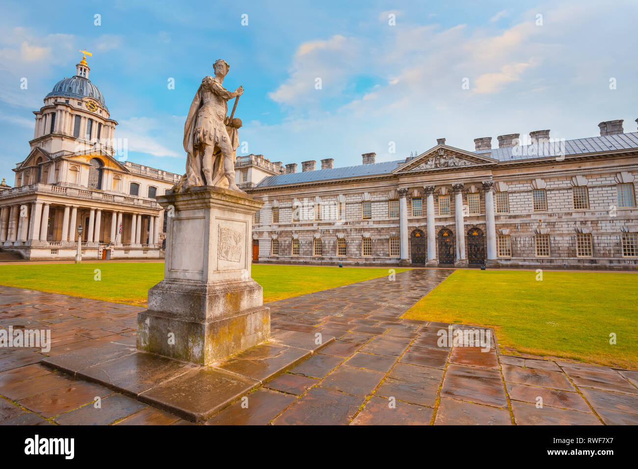 London, UK - May 21 2018: The Old Royal Naval College originally ...