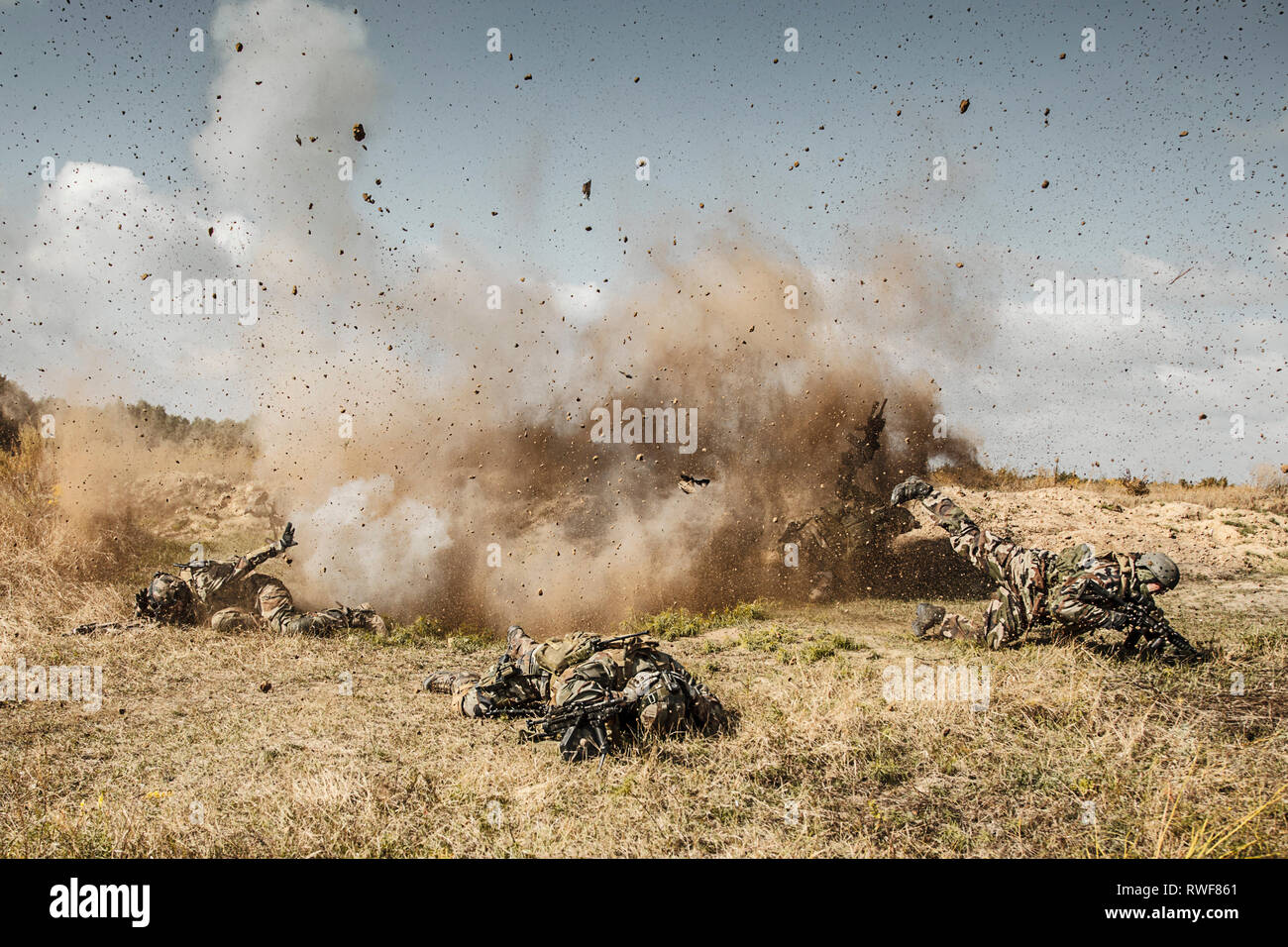 Debris blowing about hi-res stock photography and images - Alamy