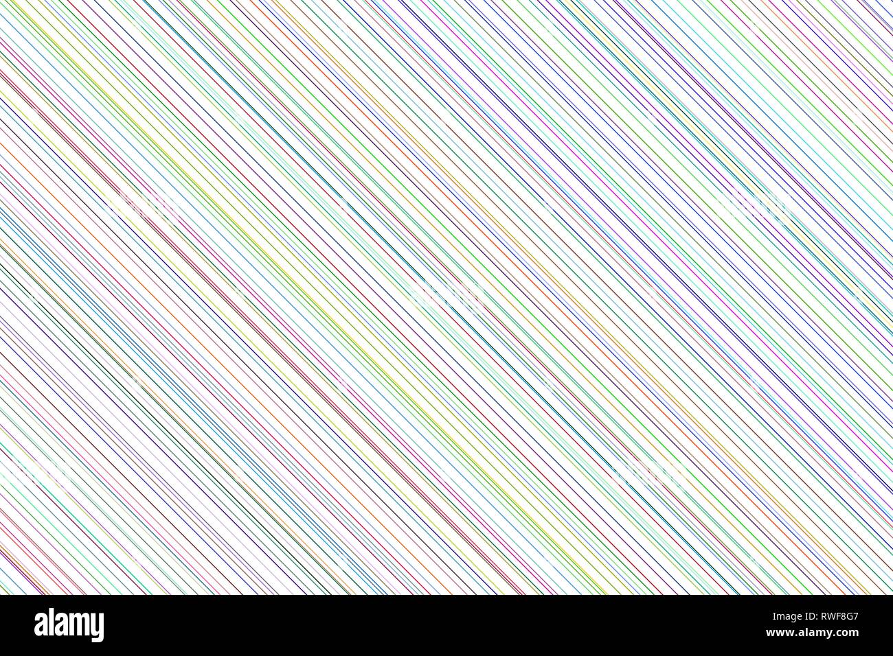 Abstract pattern background, colorful diagonal striped line on white ...