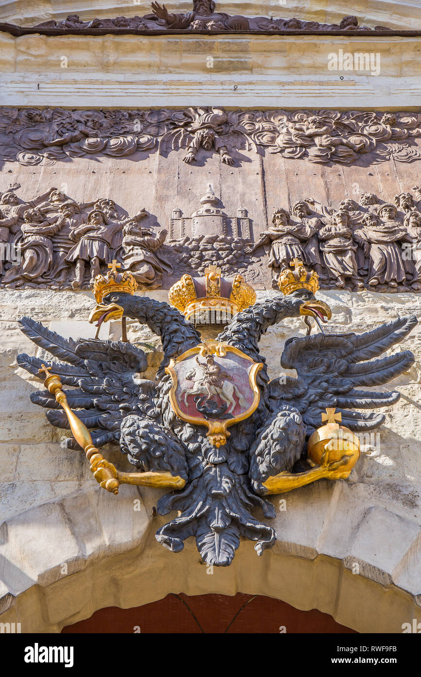 Two heads king pheonix at Peter and Paul Fortress - Saint Petersburg ...