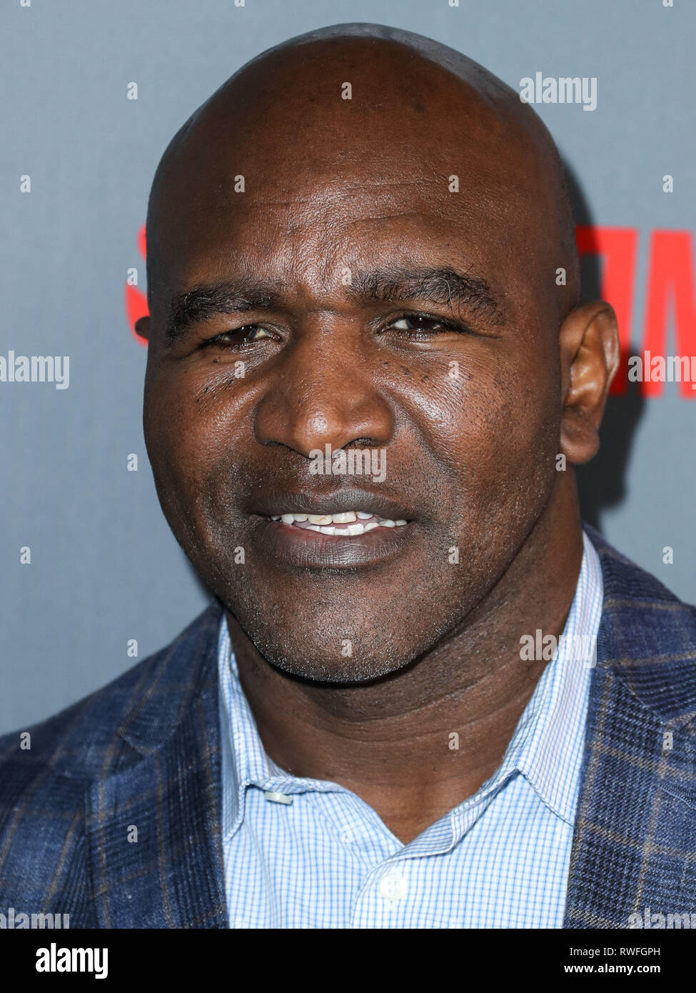 LOS ANGELES, CA, USA - DECEMBER 01: Boxer Evander Holyfield arrives at ...