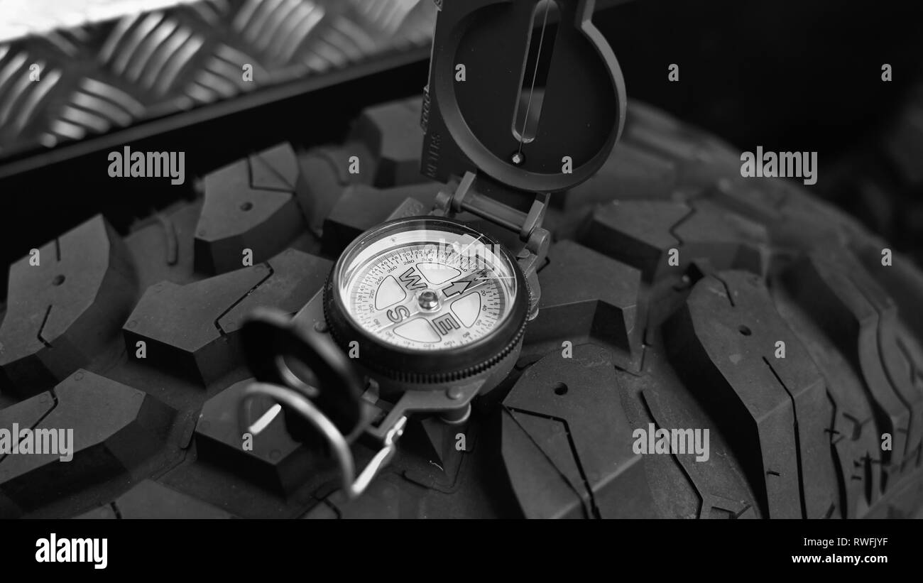 Magnetic Compass helping you find your way Stock Photo - Alamy