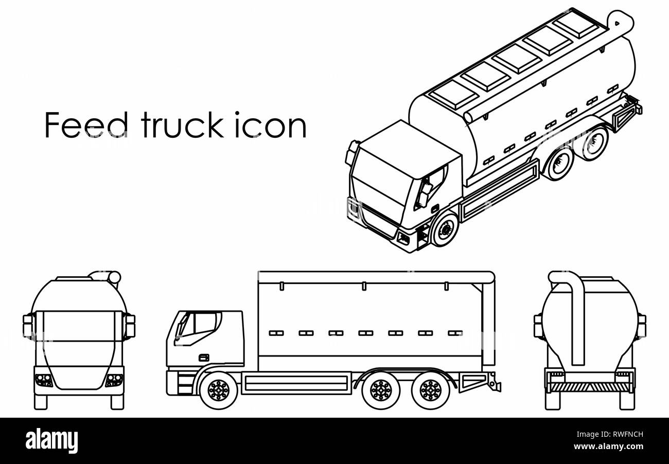 Feed tank Stock Vector Images - Alamy