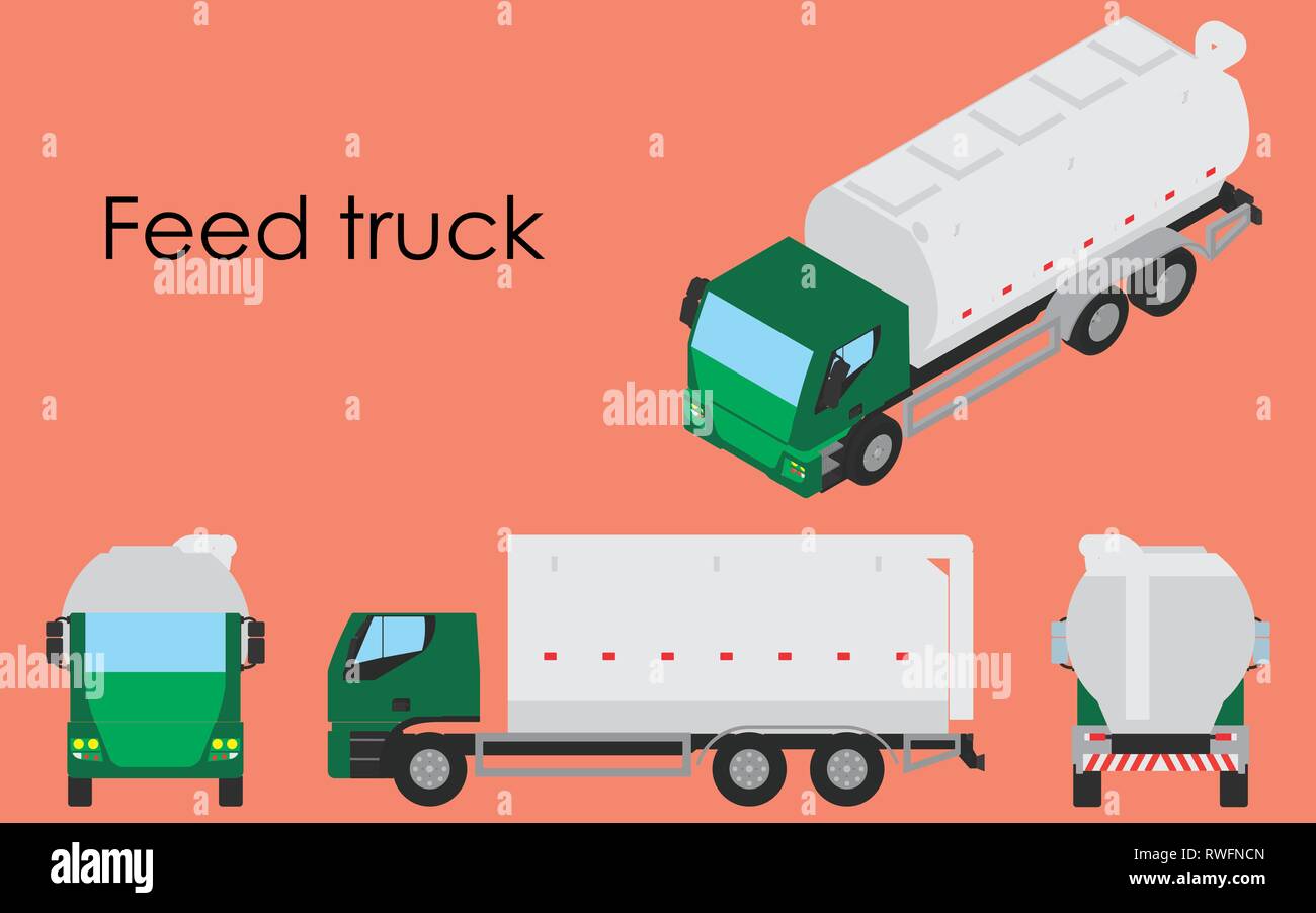 Feed tank Stock Vector Images - Alamy