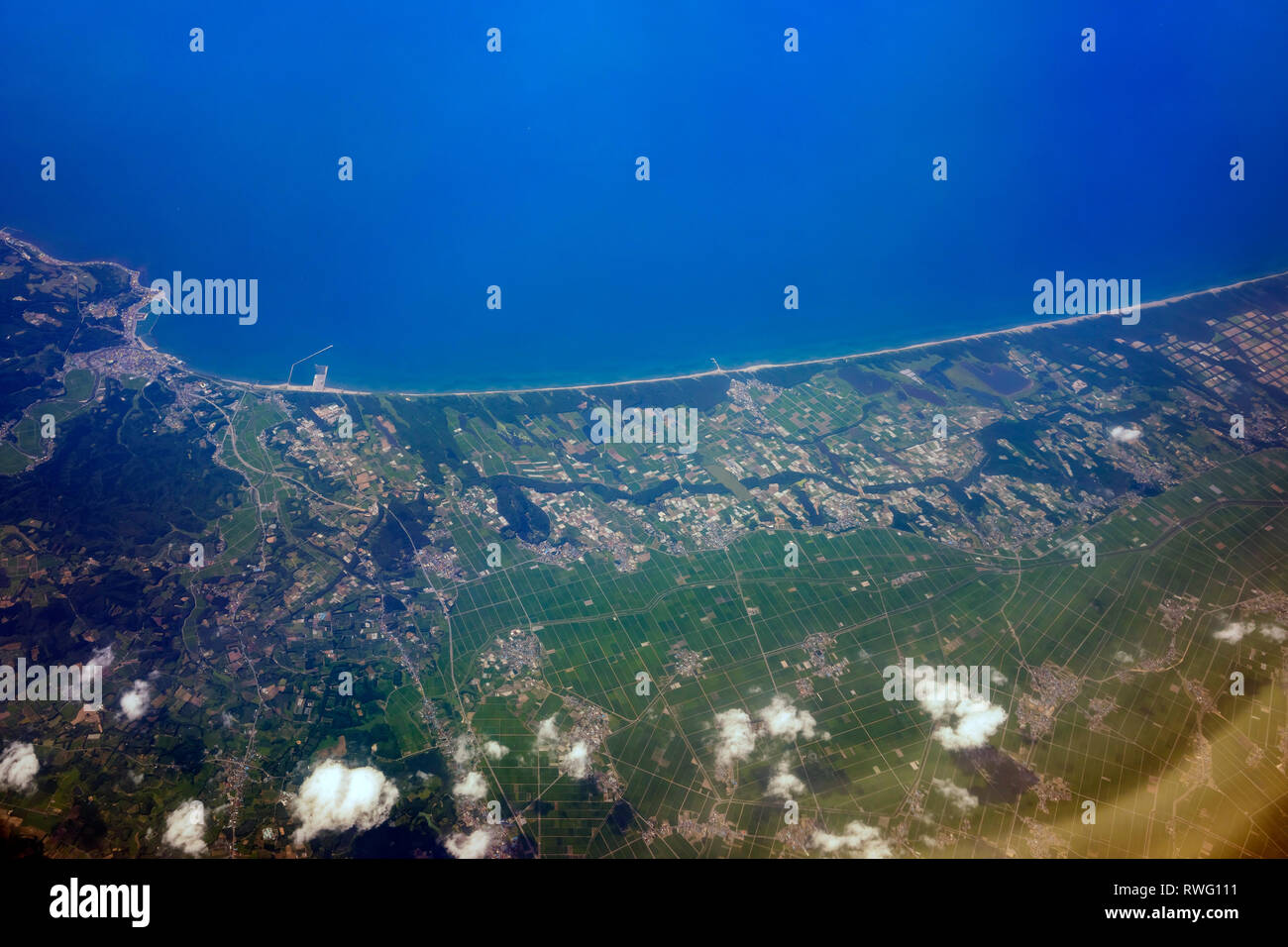 Japan aomori river aerial hi-res stock photography and images - Alamy