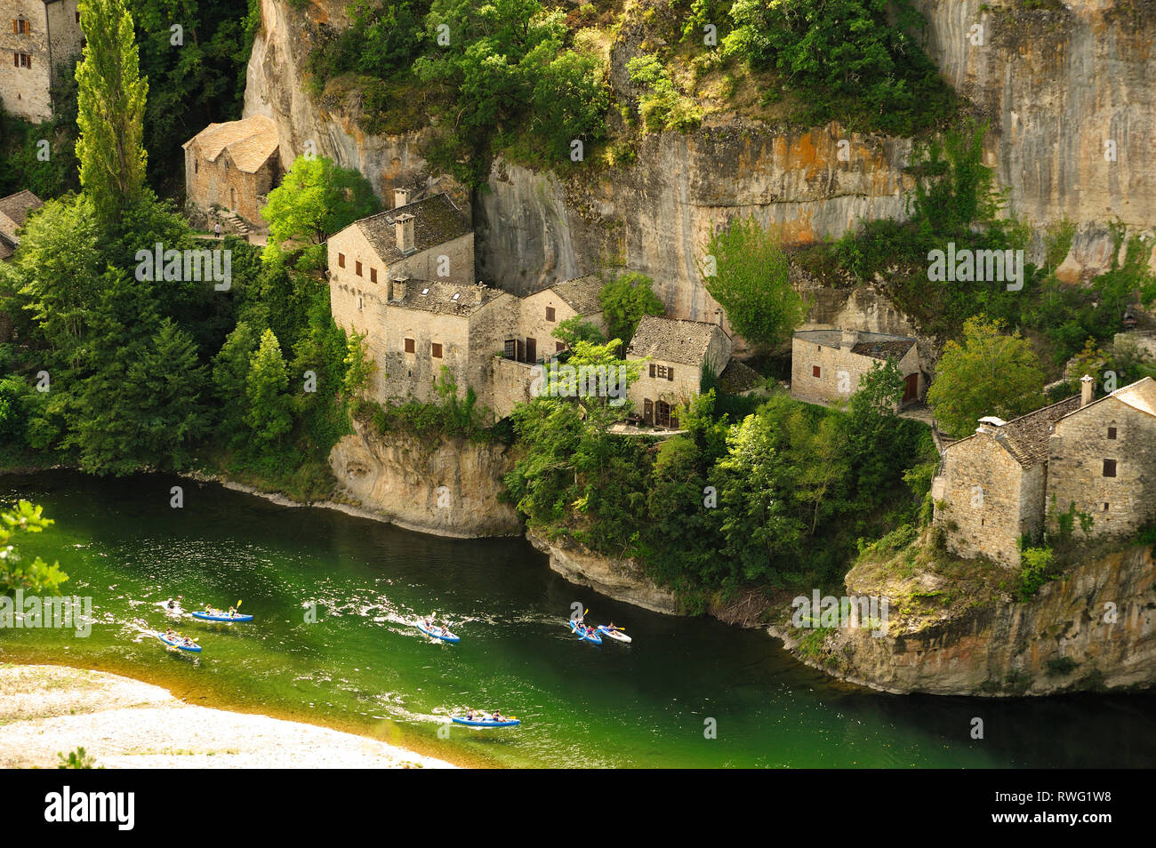 Castelbouc, Tarn Gorge, France Stock Photo - Alamy