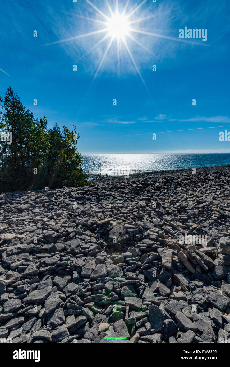 Cobble beach on georgian bay hi-res stock photography and images - Alamy