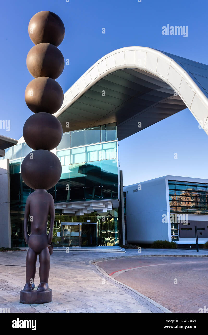 Johannesburg, South Africa, 18th February - 2019: Exterior of modern ...