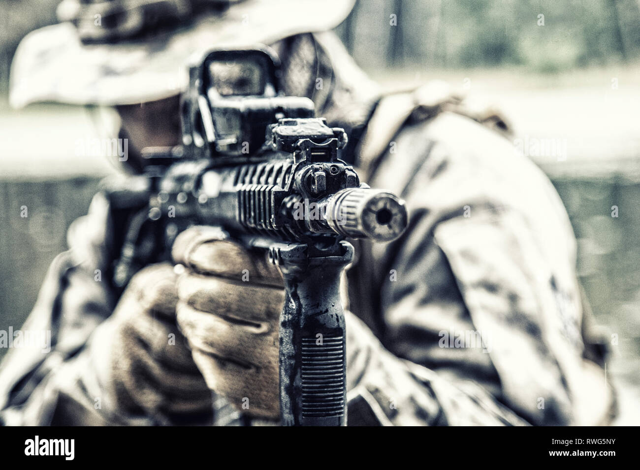 Private Military Contractor With Beard