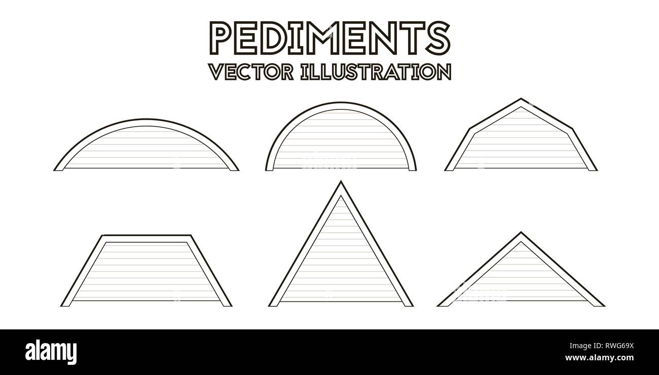 Pediments Stock Vector Images - Alamy