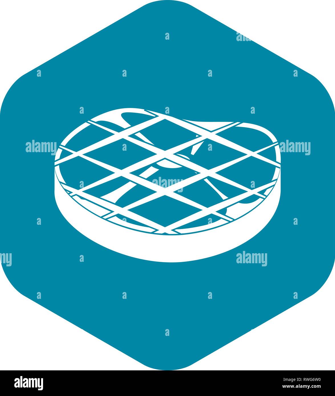 Steak Icon, simple style Stock Vector Image & Art - Alamy