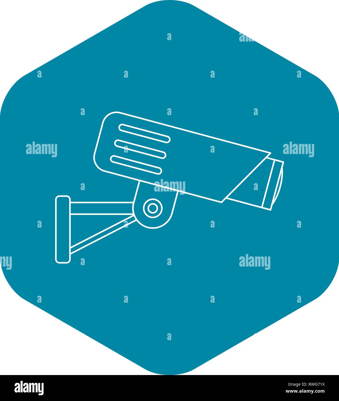 Security camera icon, outline style Stock Vector Image & Art - Alamy