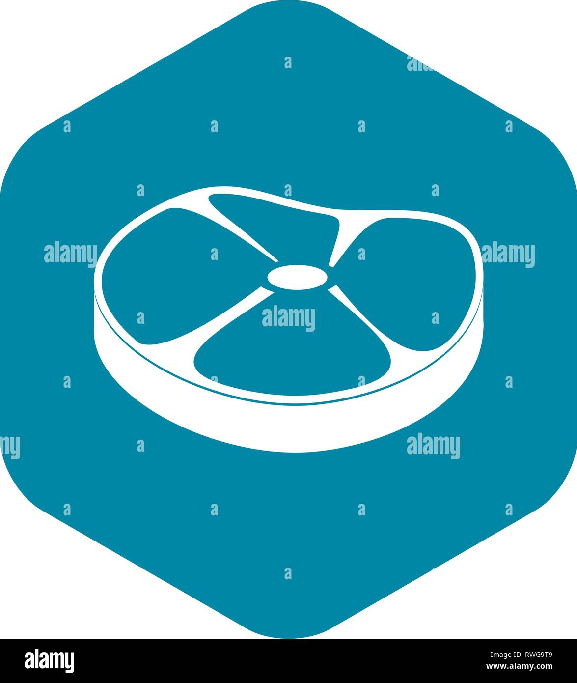 Steak Icon, simple style Stock Vector Image & Art - Alamy