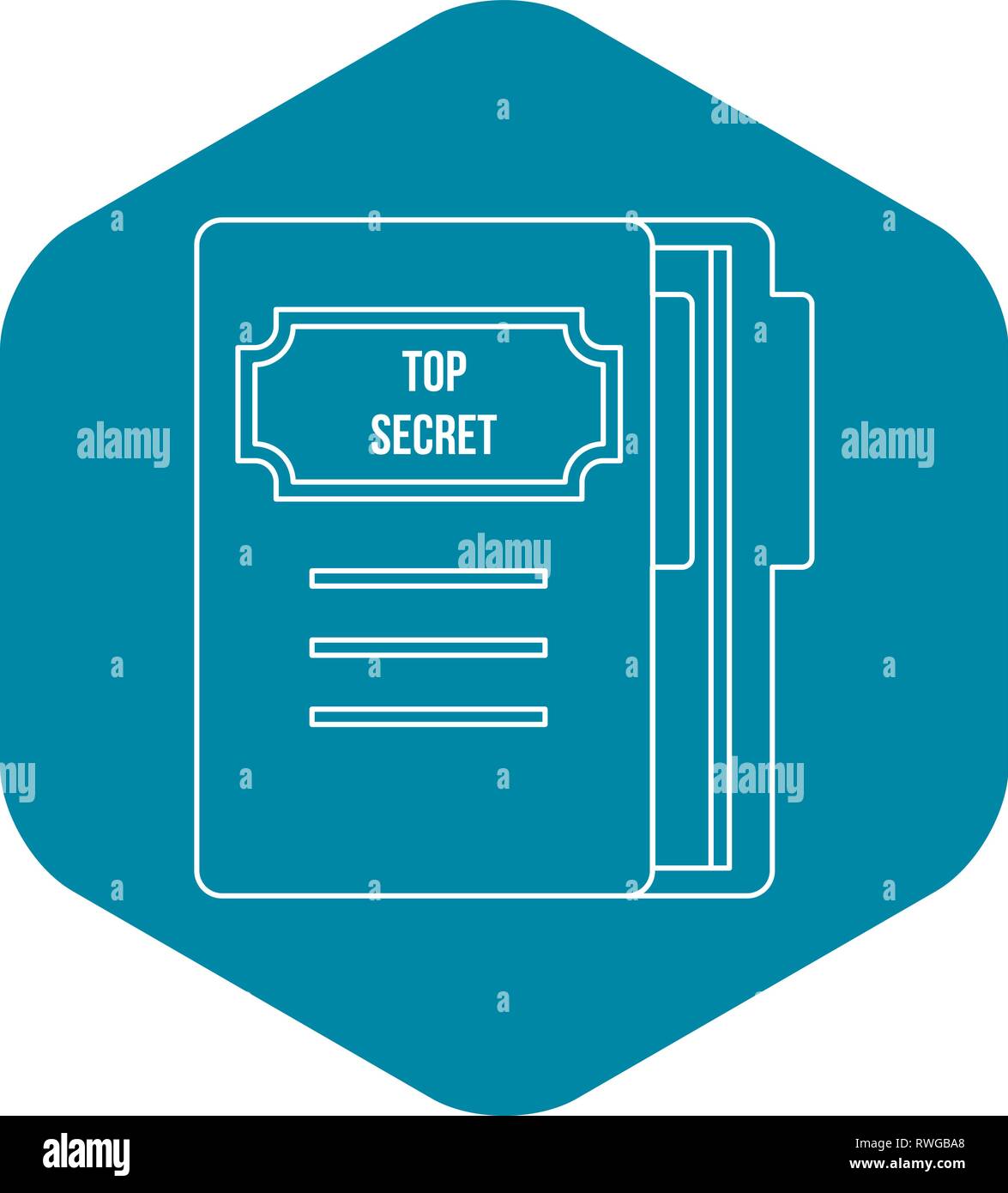 Notepad icon, outline style Stock Vector Image & Art - Alamy