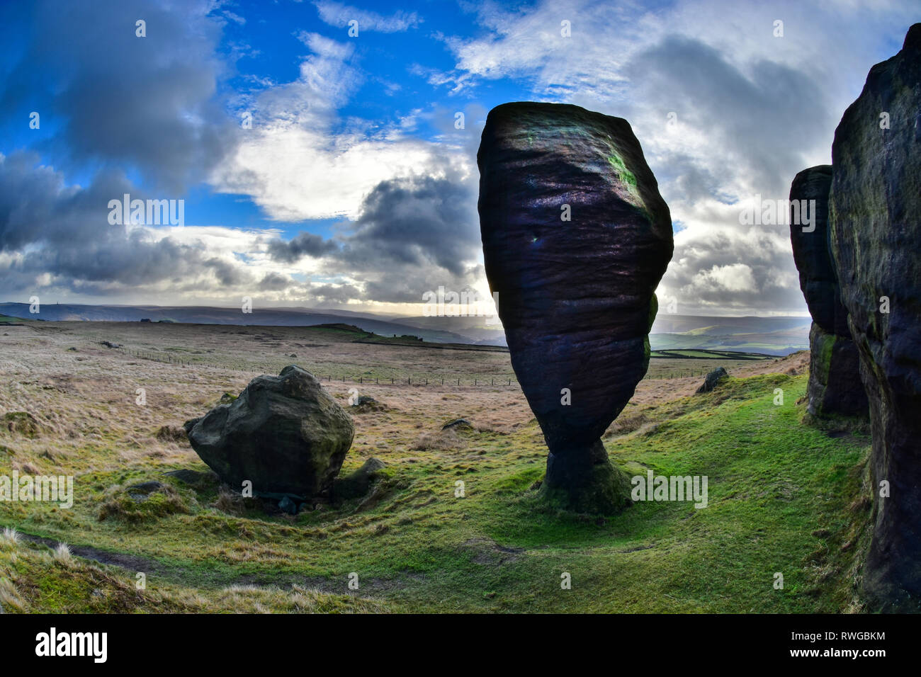 Great Bridestones, Bridestones Moor, Todmorden, Calderdale, West ...