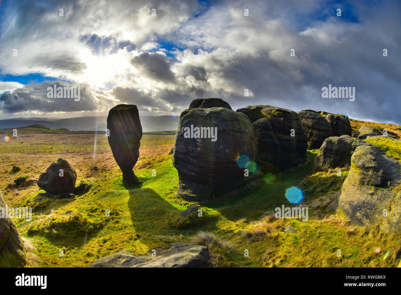 Todmorden bridestones hi-res stock photography and images - Alamy