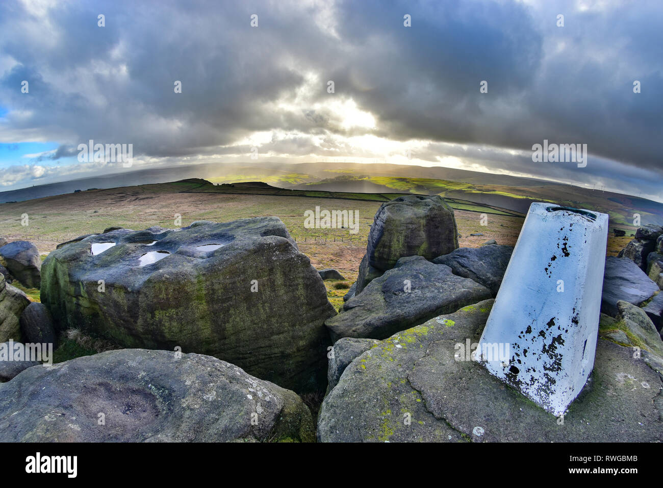Great Bridestones, Bridestones Moor, Todmorden, Calderdale, West ...