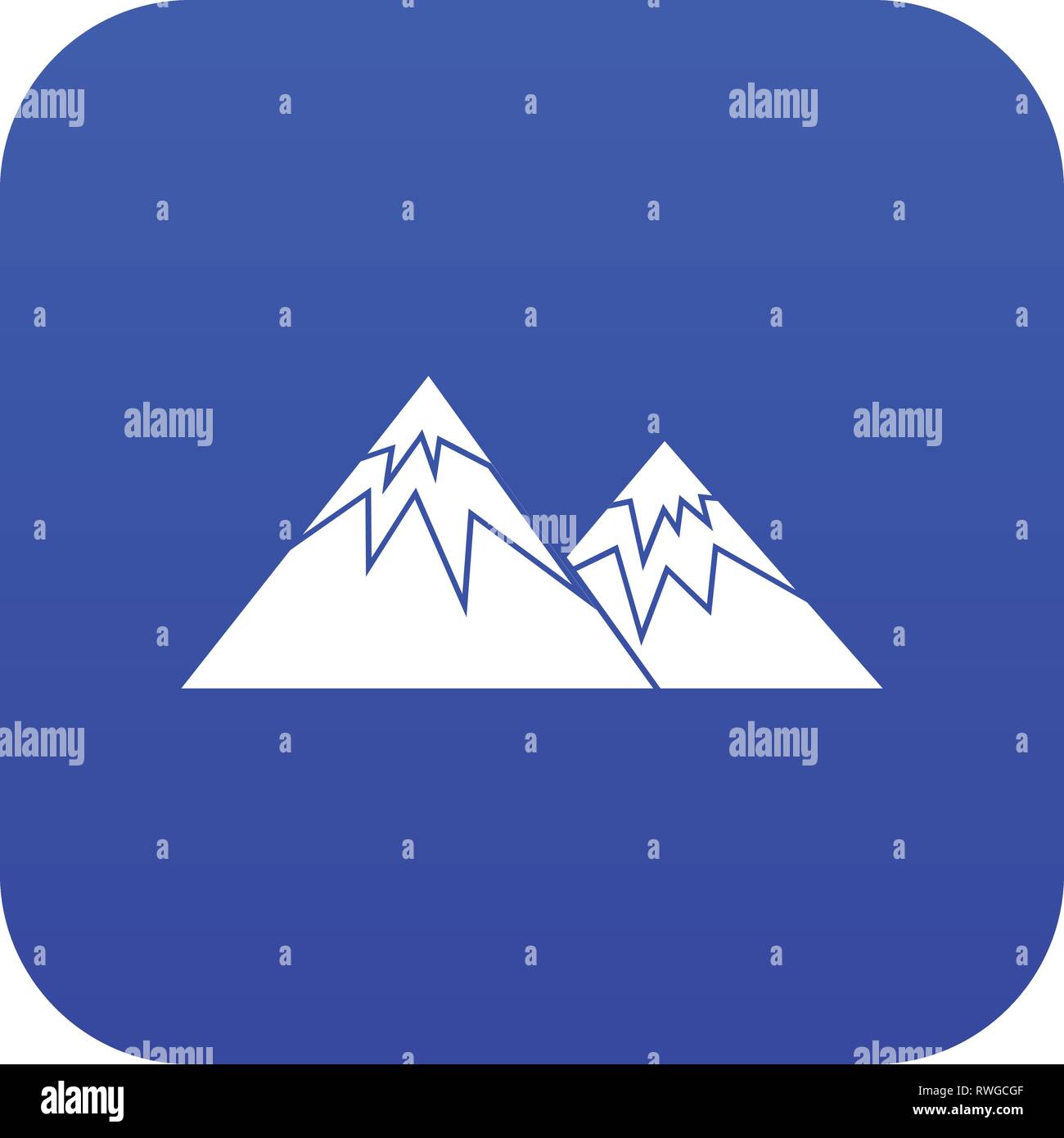 Swiss alps icon digital blue Stock Vector Image & Art - Alamy