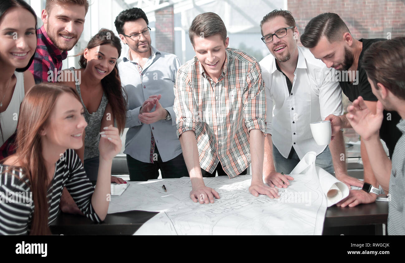 creative business team in the workplace Stock Photo - Alamy