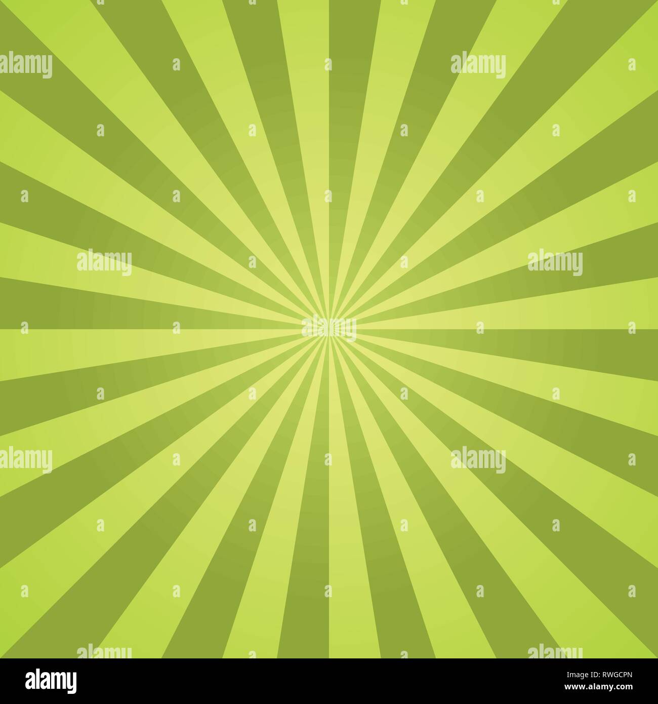 Sunburst vector pattern with green color palette Stock Vector Image ...