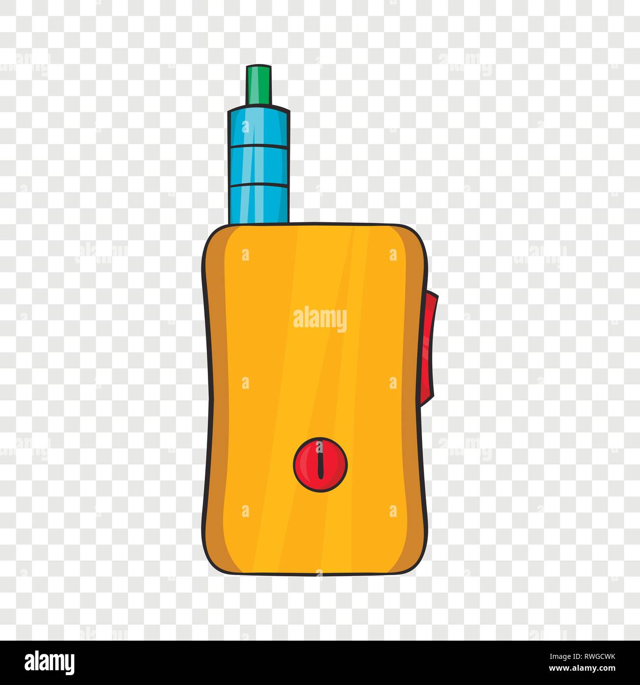 Yellow vape device icon, cartoon stylei Stock Vector Image & Art - Alamy