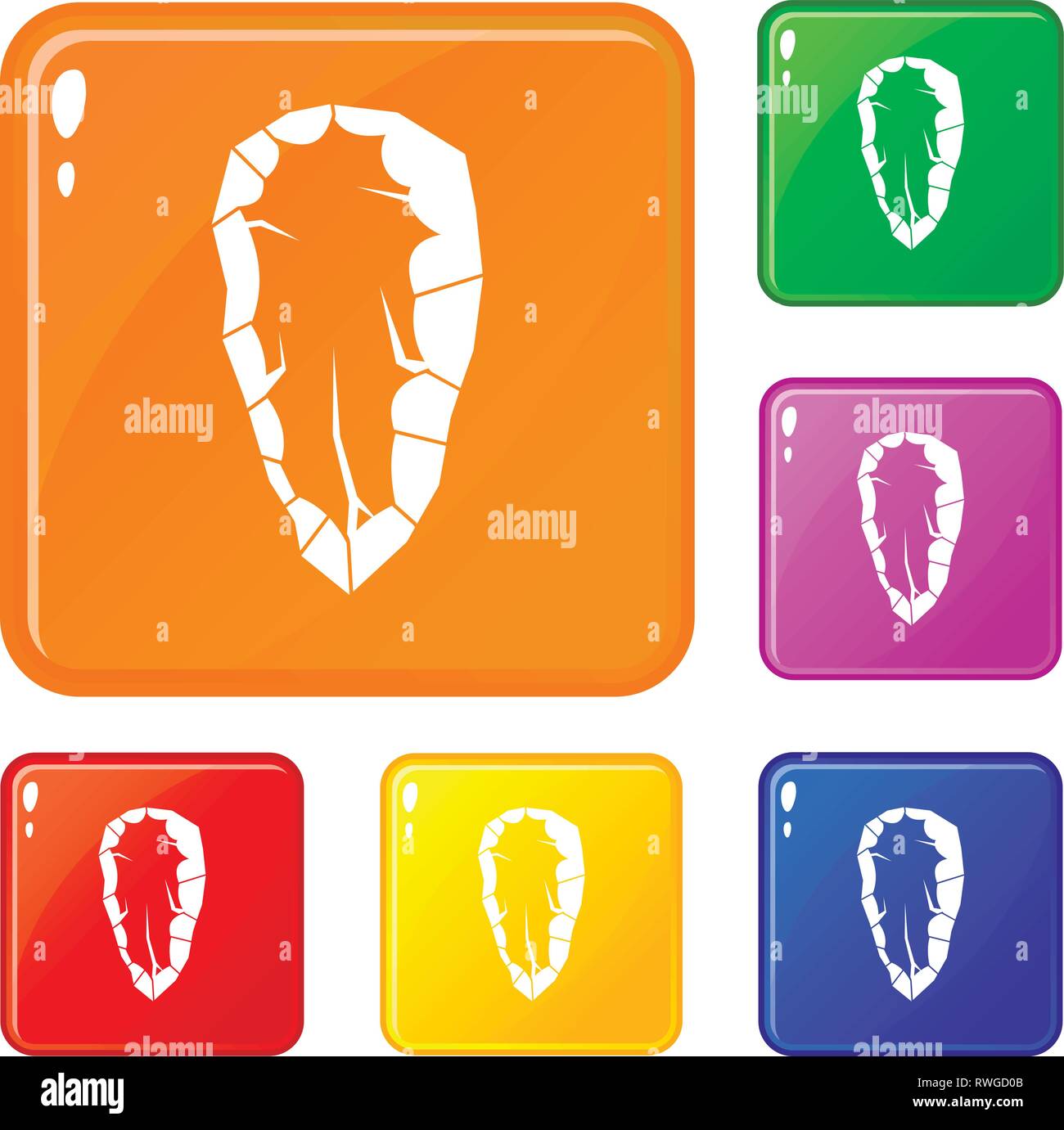 Old tool icons set vector color Stock Vector Image & Art - Alamy