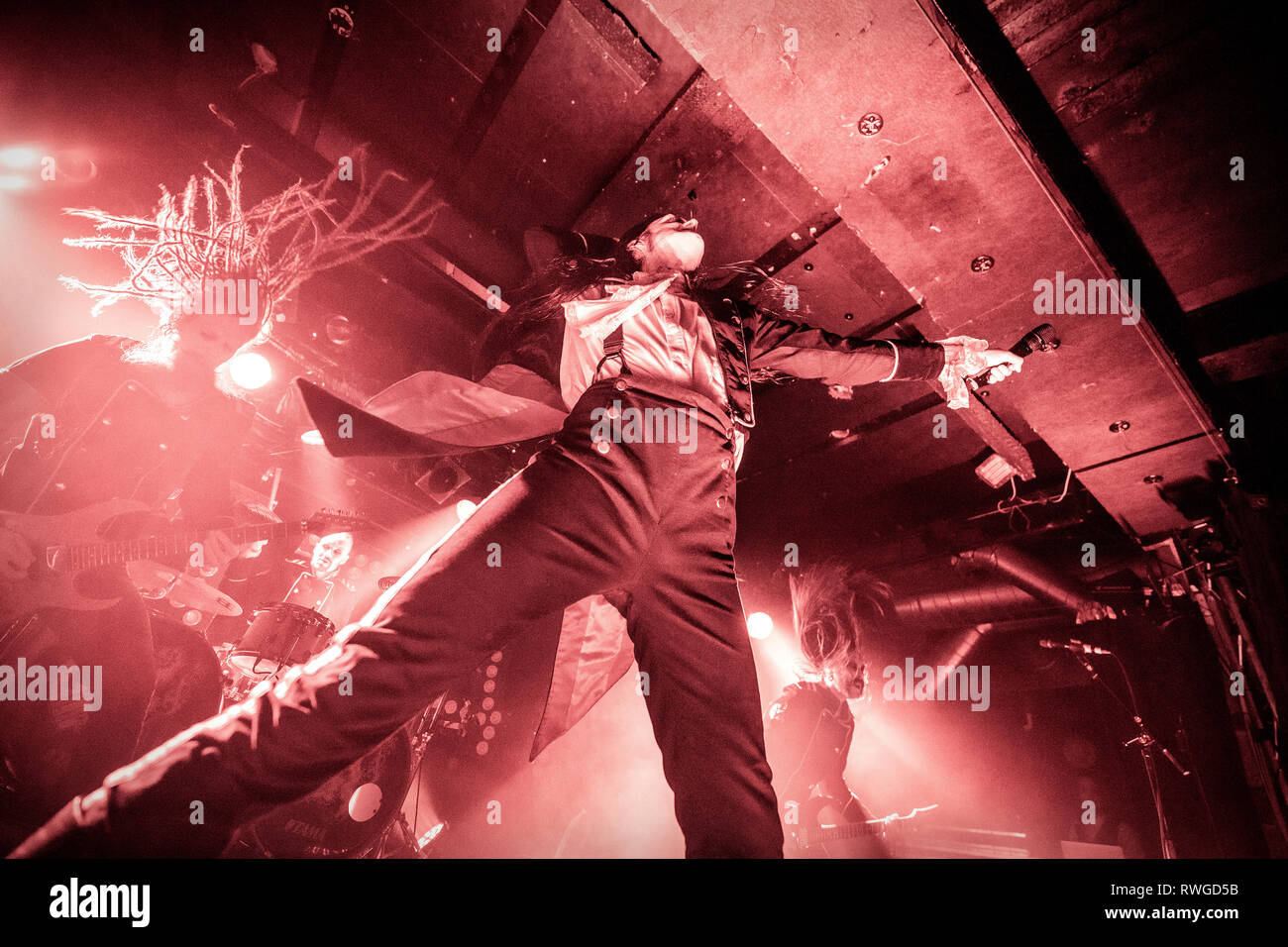 Norway, Oslo - March 3, 2019. The Swedish heavy metal band Avatar ...