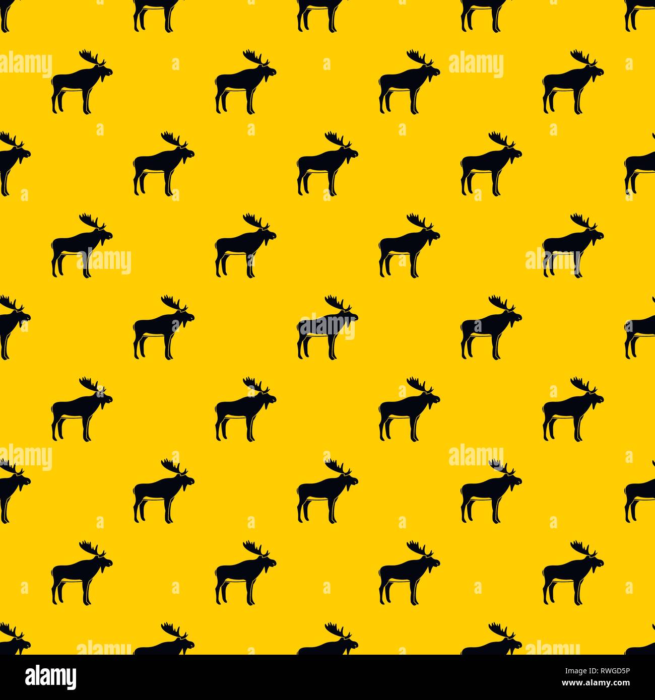 Deer pattern vector Stock Vector Image & Art - Alamy