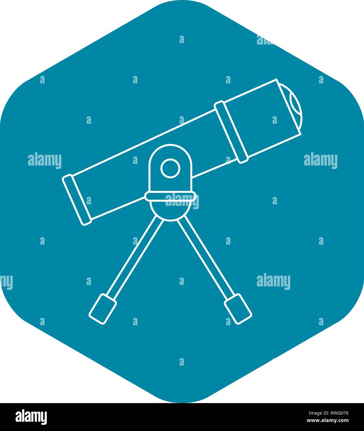 Eyepiece lens telescope Stock Vector Images - Alamy