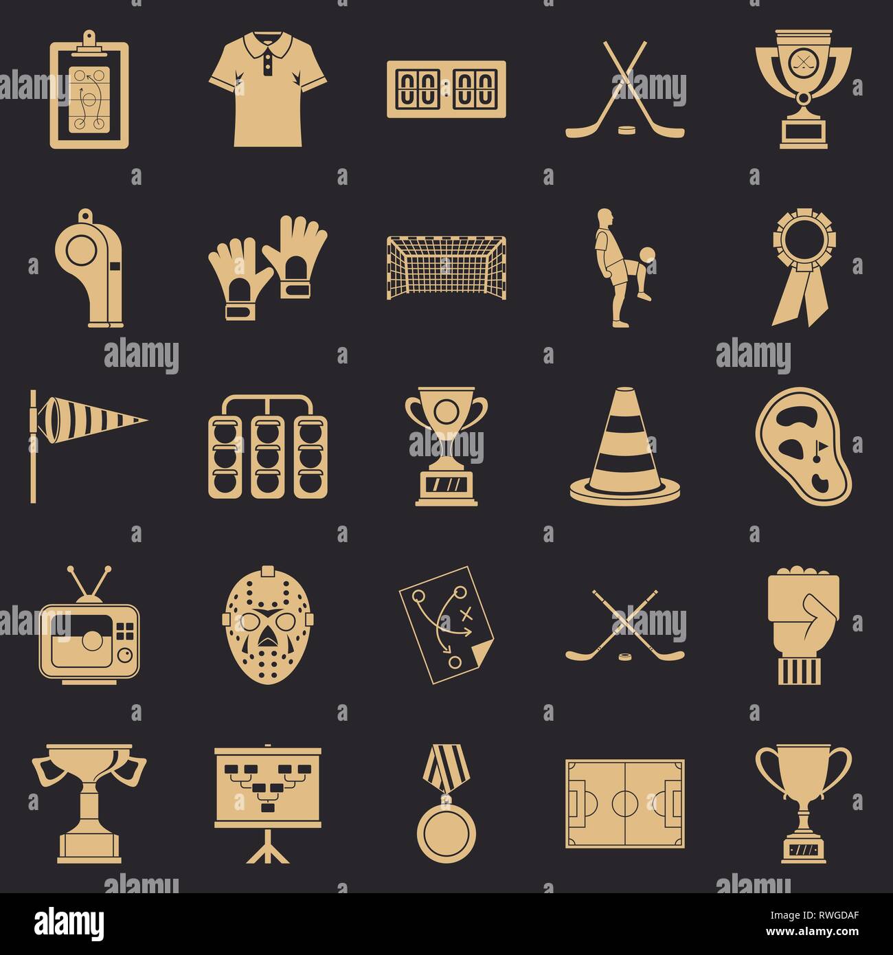 Bounty icons set, cartoon style Stock Vector Image & Art - Alamy