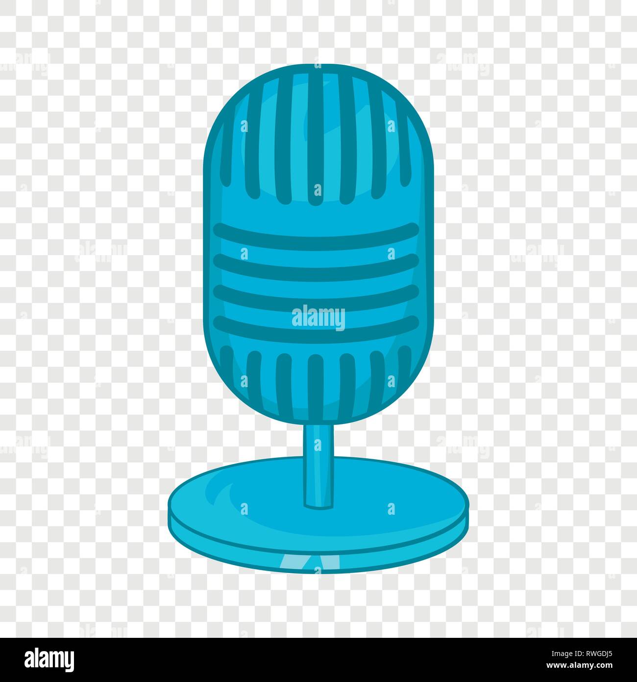 Retro microphone icon, cartoon style Stock Vector Image & Art - Alamy