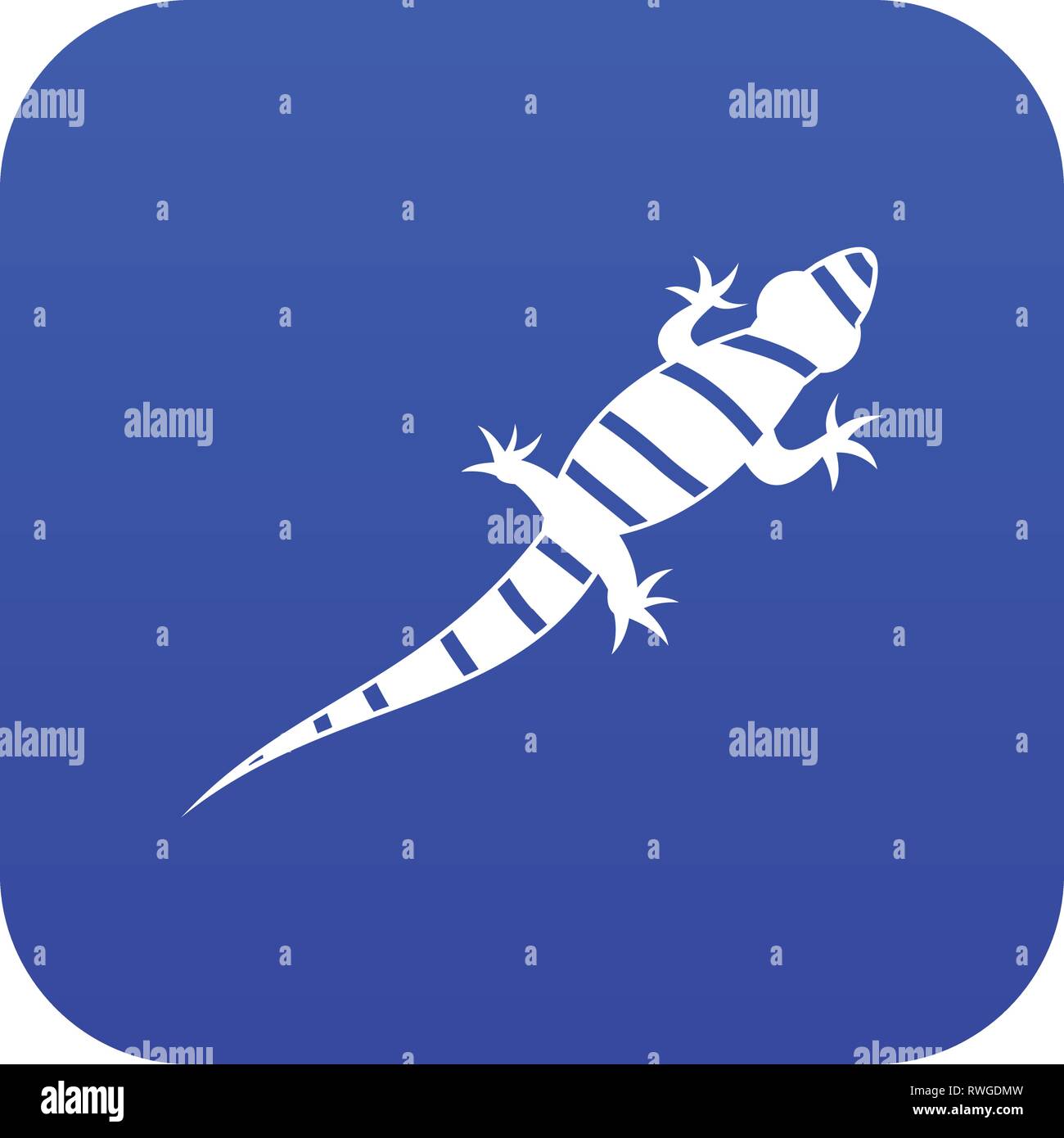 Lizard icon digital blue Stock Vector Image & Art - Alamy