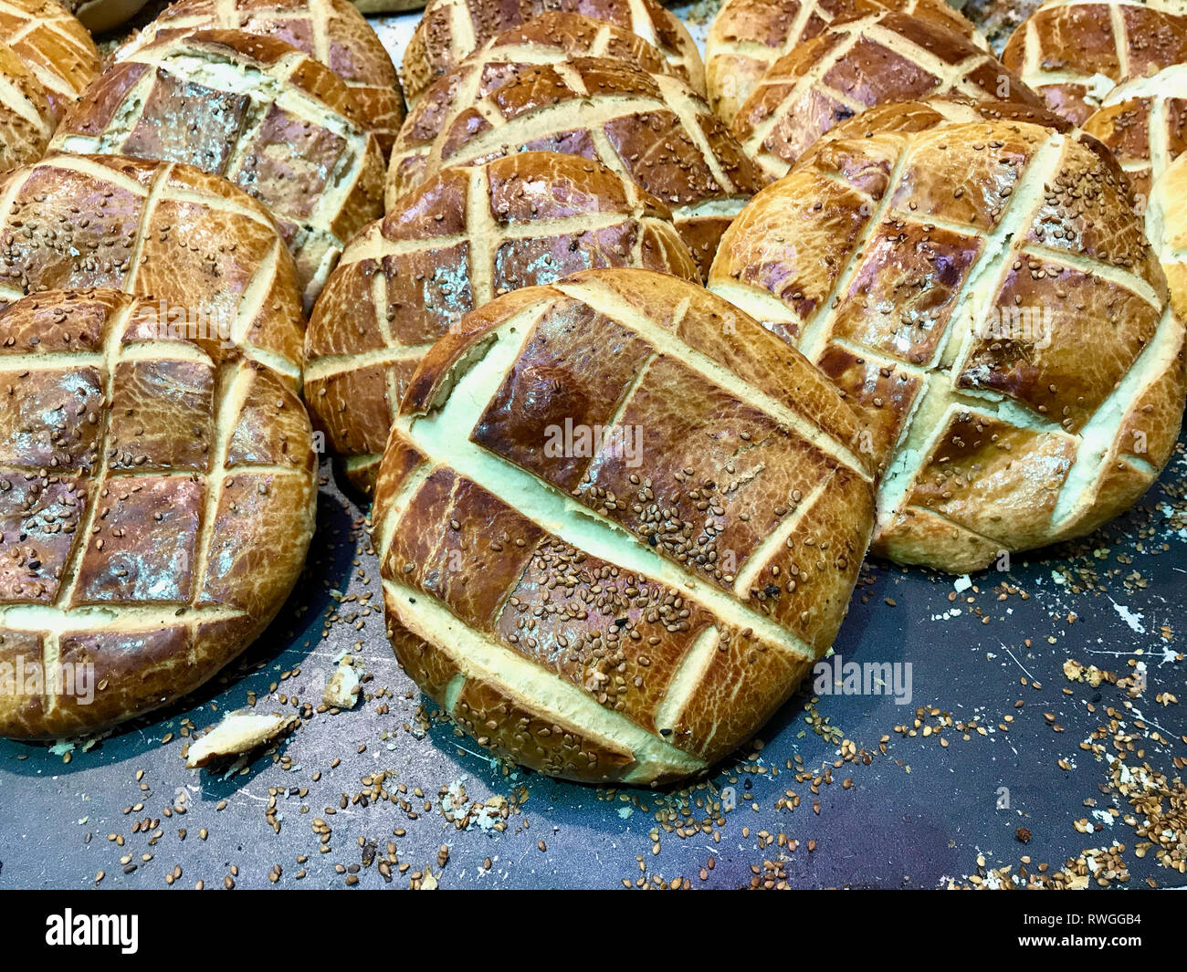 Kete, Traditional Turkish Pastry. Homemade Bread from Erzurum ...