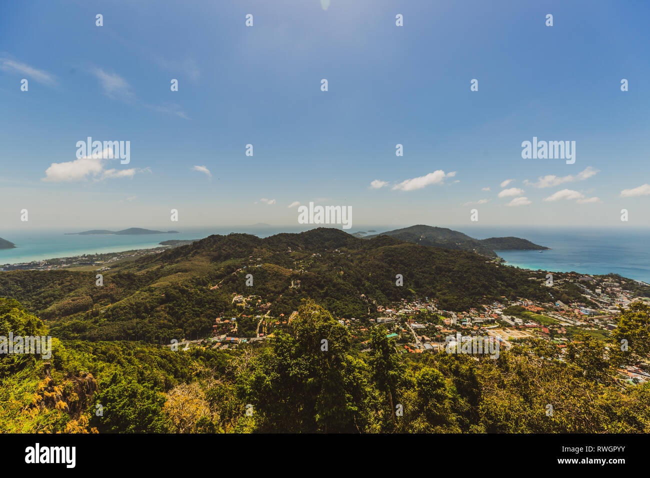 Phuket View from Big Buddha Stock Photo - Alamy